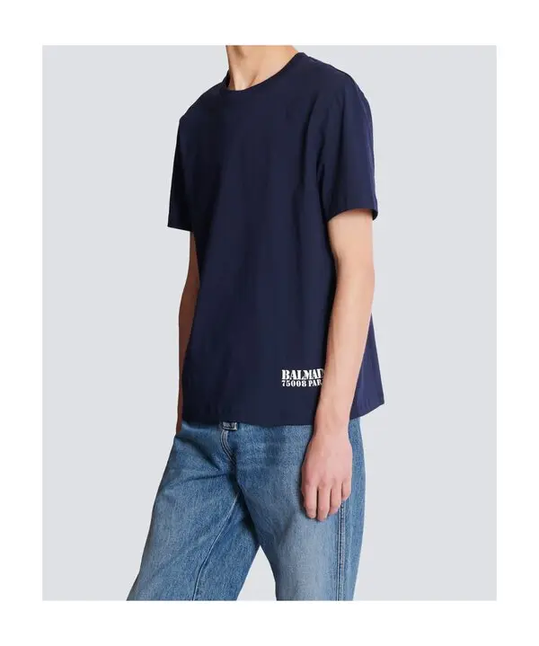 Balmain Small Stamp Printed T-shirt