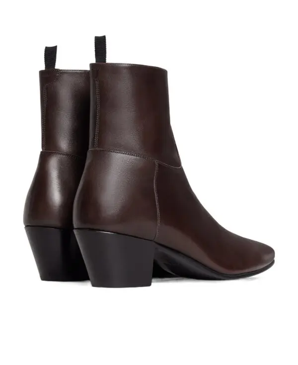 Celine Jacno Zipped Boot In Calfskin