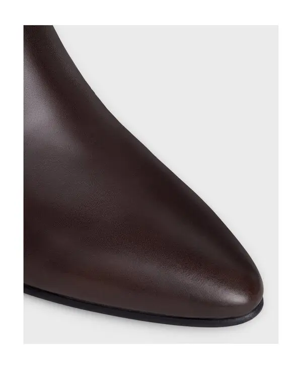Celine Jacno Zipped Boot In Calfskin