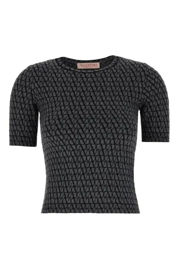 Valentino Garavani Toile Iconographe Knitted Top