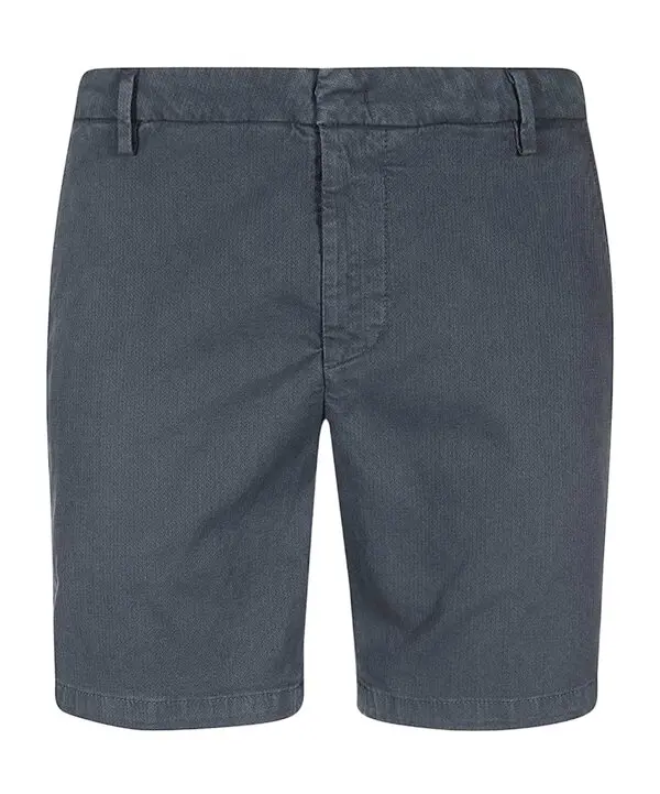 DONDUP Logo Detail Shorts - Black