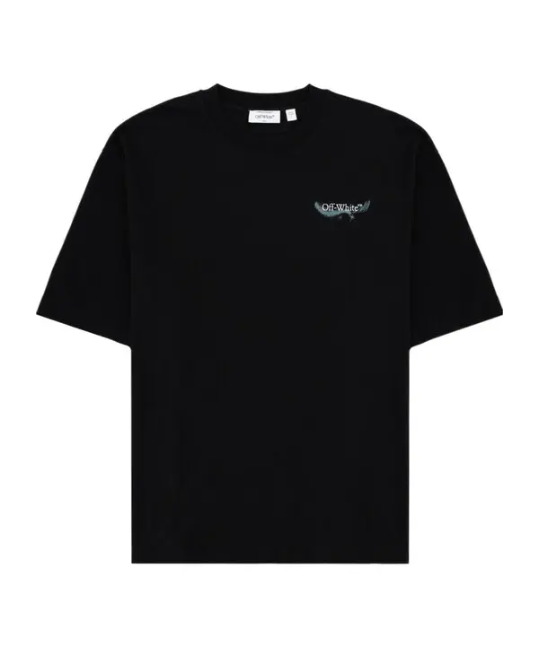 Off-White Logo Printed Crewneck T-shirt - Black