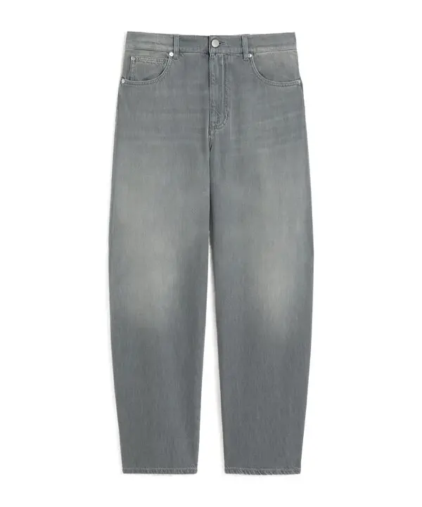 Max Mara Allegra Denim Jeans - Medium Gray