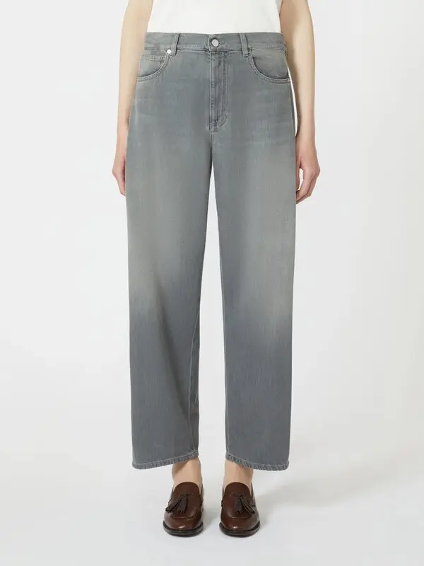 Max Mara Allegra Denim Jeans - Medium Gray