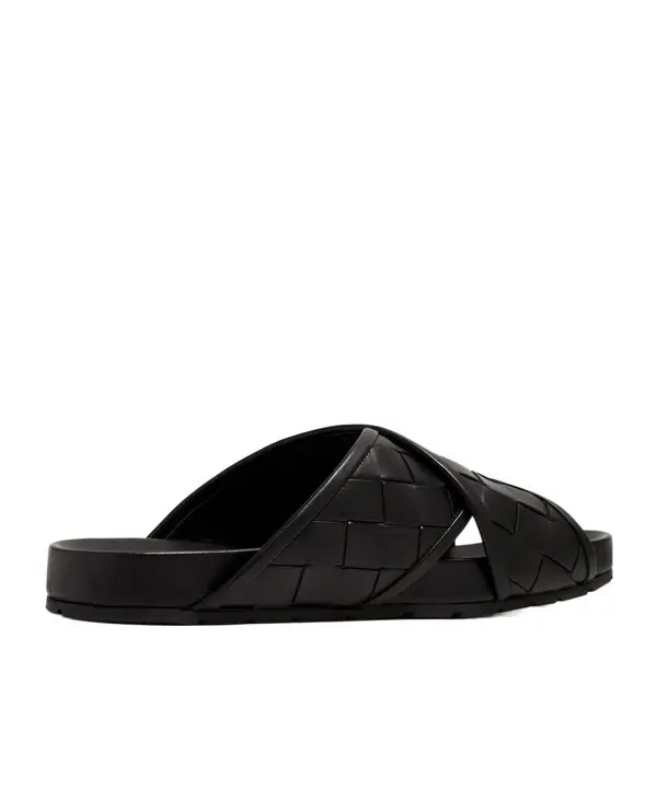 Bottega Veneta Cross-over Leather Sandals