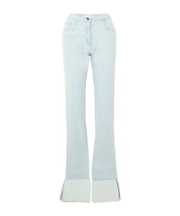 16Arlington High-waisted Flared Jeans With Ripped Detail