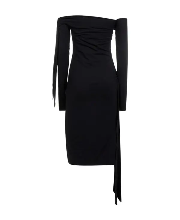 ROTATE BY BIRGER CHRISTENSEN Cut Out Detail Midi Dress