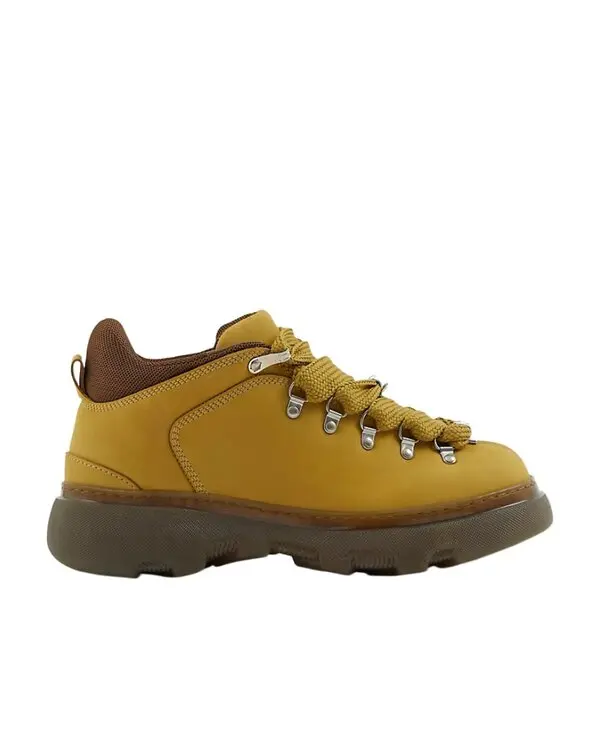 Burberry Round Toe Lace-up Ankle Boots