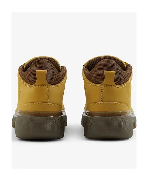 Burberry Round Toe Lace-up Ankle Boots