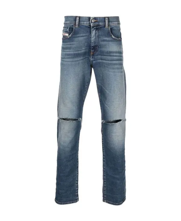 DIESEL® Logo Jeans" Denim Shorts - Blue