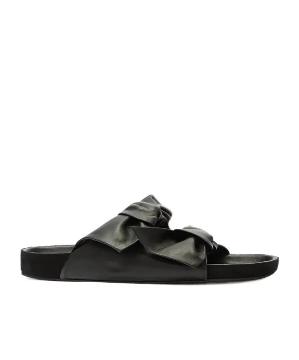 Isabel Marant Étoile Lennyo Bow Sandals - Black