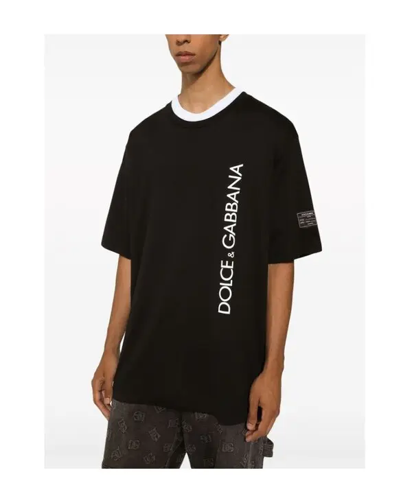 Dolce & Gabbana Dolce Gabbana Logo Printed Crewneck T-shirt