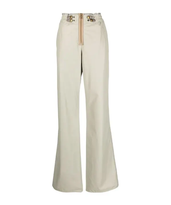 DIESEL® High-waist Flared Pants - Grey