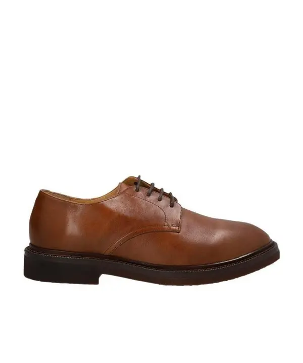 Brunello Cucinelli Round Toe Lace Up Derby