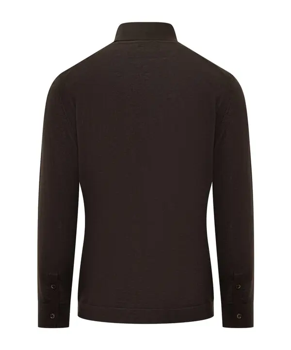 Zegna Button-up Knitted Shirt
