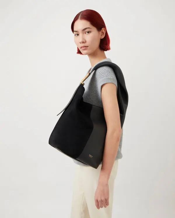 Mulberry Retwist Hobo Suede Shoulder Bag