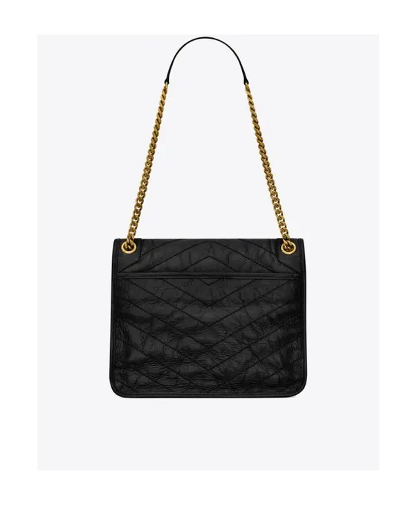 Saint Laurent Niki Medium Shoulder Bag - Black