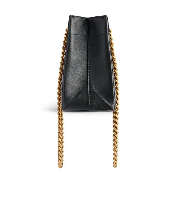 Balenciaga Embossed Calfskin Tote Bag - Black