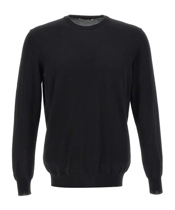 KANGRA Crew Neck Sweater - Black