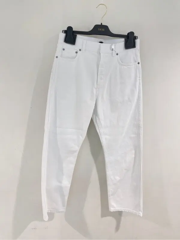 Dior Christian Button Detailed Straight Leg Trousers