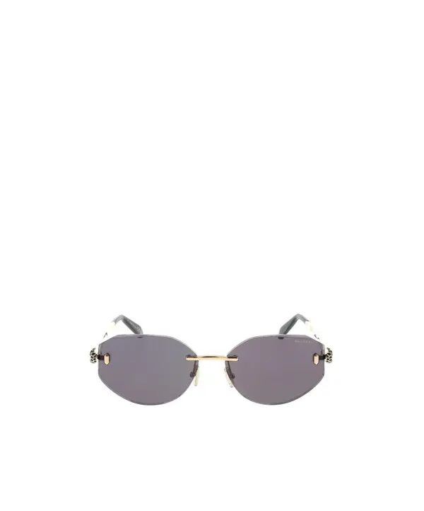 BVLGARI Serpenti Forever Oval Frame Sunglasses - Gray