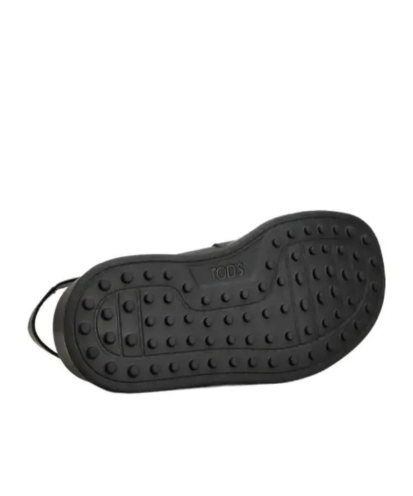 TOD'S Buckle-strap Platform Sandals - Black