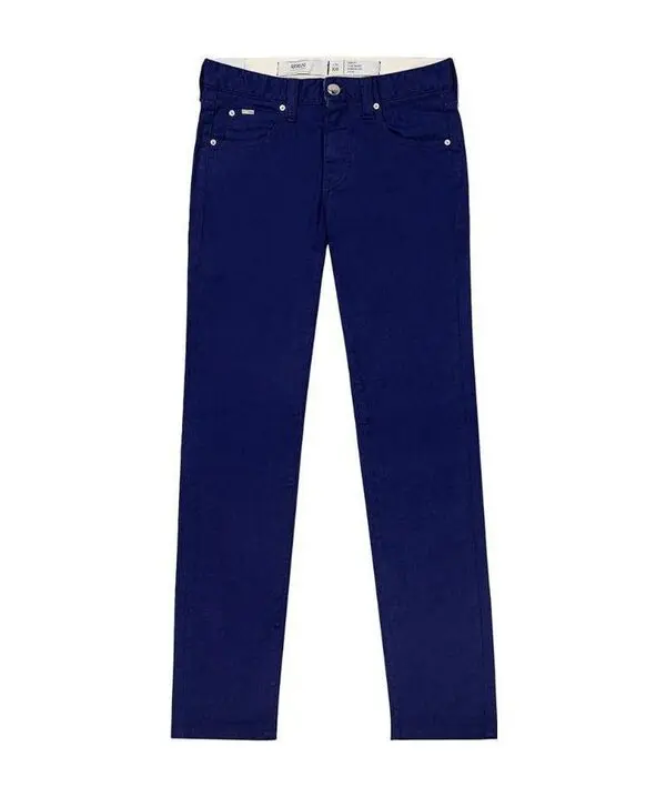 Emporio Armani Slim Fit Zip Fly Jeans - Blue