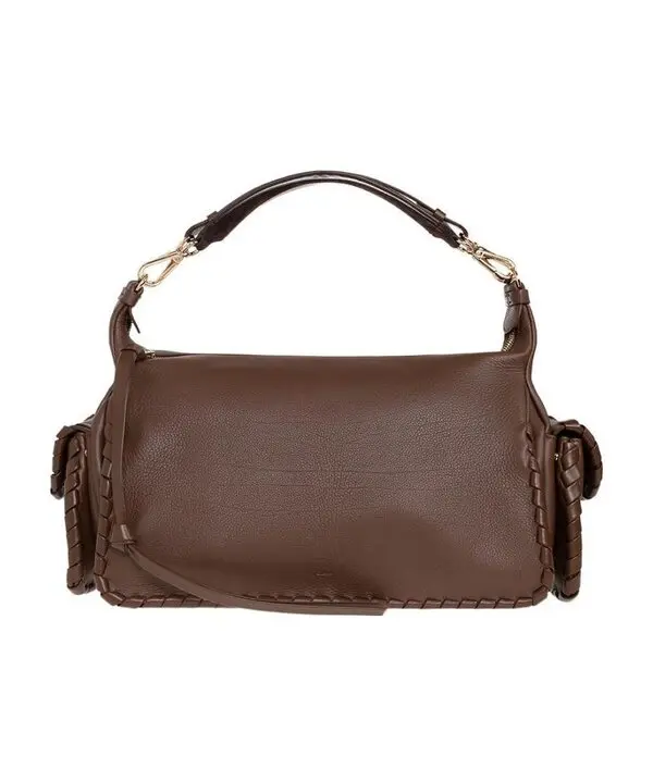 Chloé Nahir Zipped Shoulder Bag - Brown