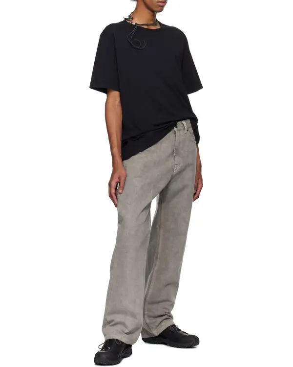 Our Legacy New Box Crewneck T-shirt - Black