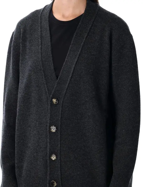 Bottega Veneta Long Sleeve Button Fly Cardigan