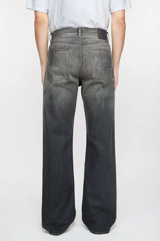 Acne Studios Loose-fit Distressed Wide-leg Jeans