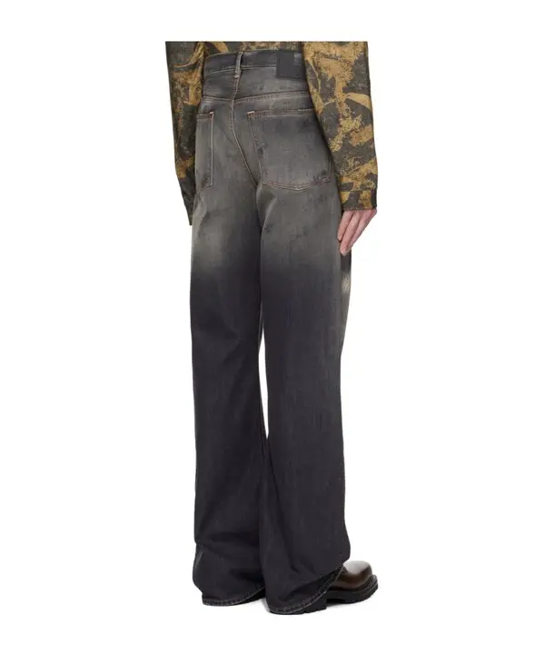 Acne Studios Loose-fit Distressed Wide-leg Jeans