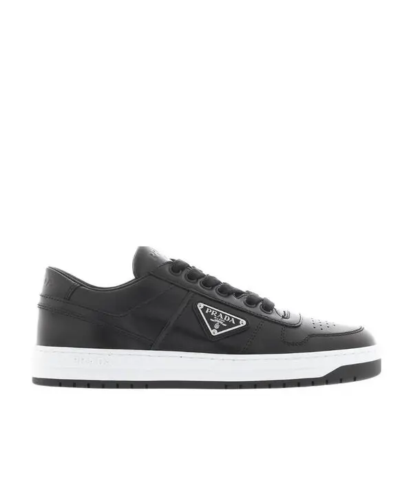Prada Downtown Logo Low-top Sneakers - Black