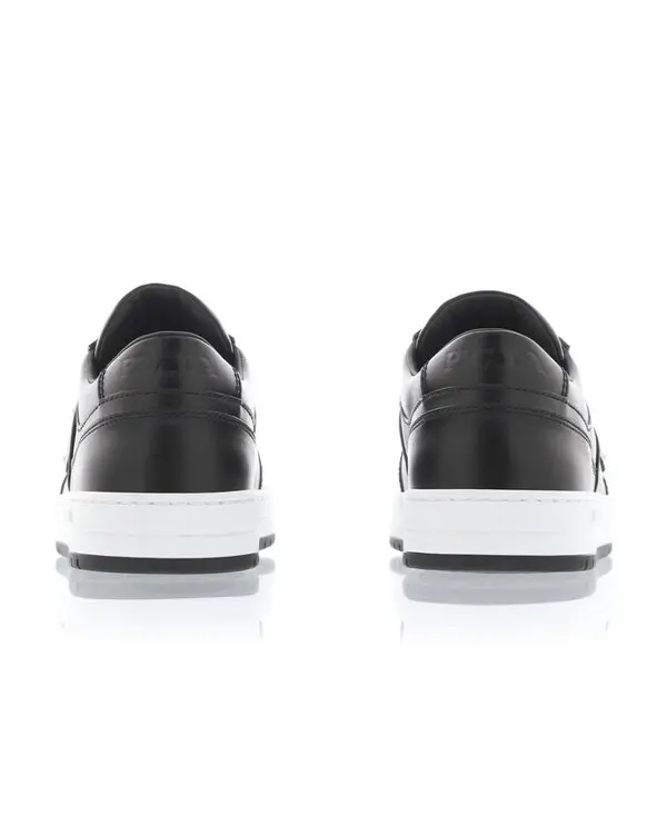 Prada Downtown Logo Low-top Sneakers - Black