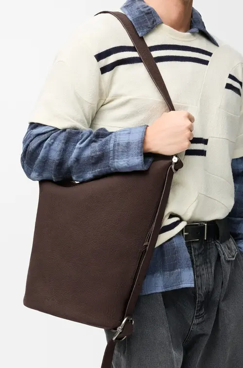Loewe Loop Leather Shoulder Bag