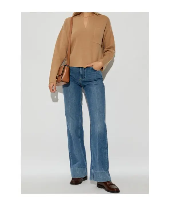 Max Mara Zibello Crewneck Long-sleeved Jumper - Beige