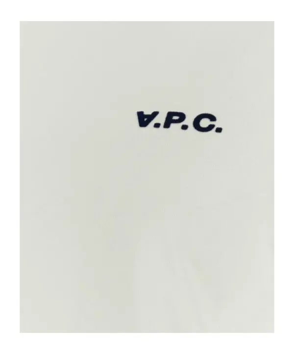 A.p.c. Logo Detailed Crewneck T-shirt - White