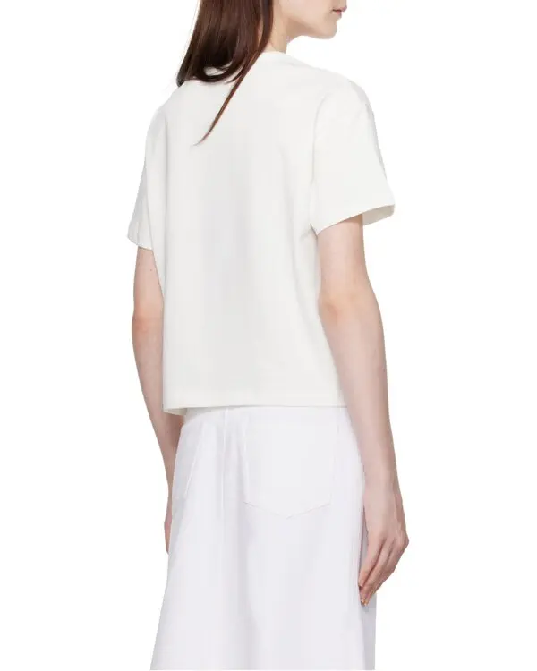 A.p.c. Logo Detailed Crewneck T-shirt - White