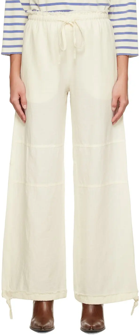 Acne Studios Drawstring Detail Palazzo Pants
