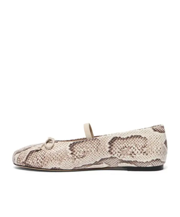 STUART WEITZMAN Prima Bow Ballet Mary Jane Flats