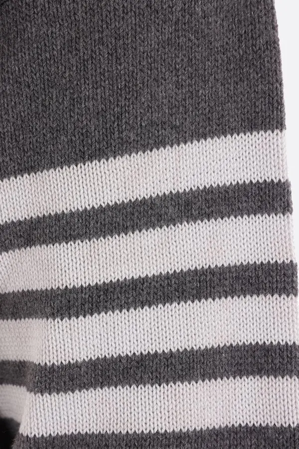 Thom Browne 4-bar Striped Knit Cardigan