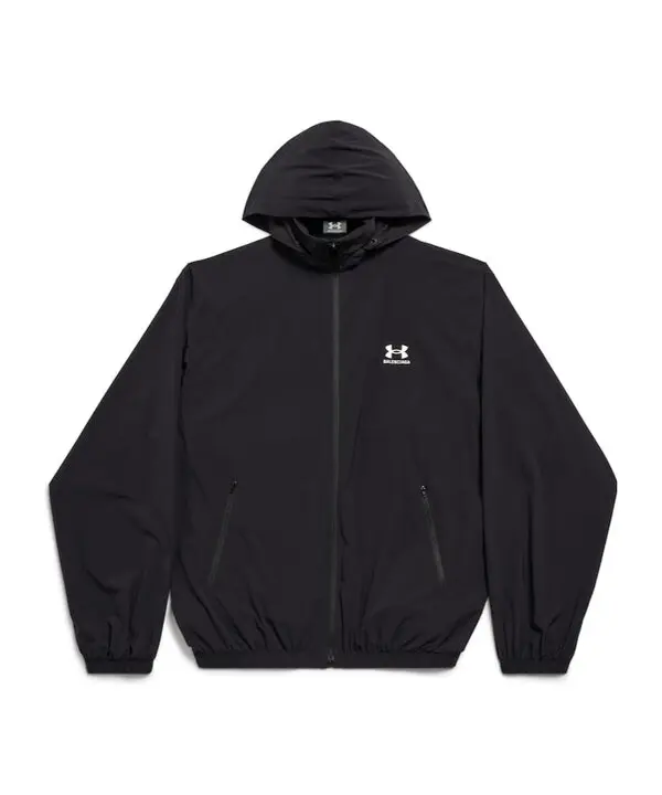 Balenciaga Logo Windbreaker - Black