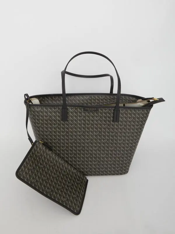 Tory Burch Ever-ready Zipped Tote Bag - Black
