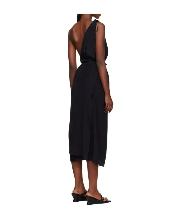 BASERANGE One Shoulder Wrap Dress