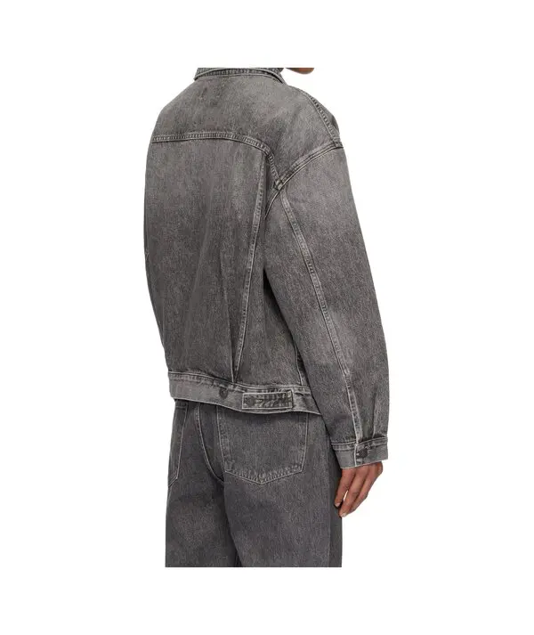 AGOLDE Button Denim Jacket - Black