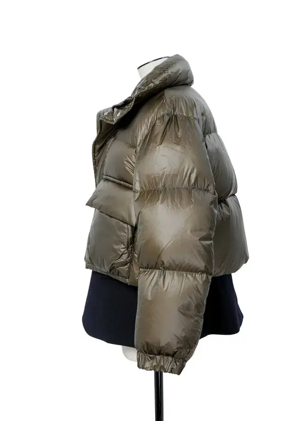 Sacai High-neck Padded Jacket - Black