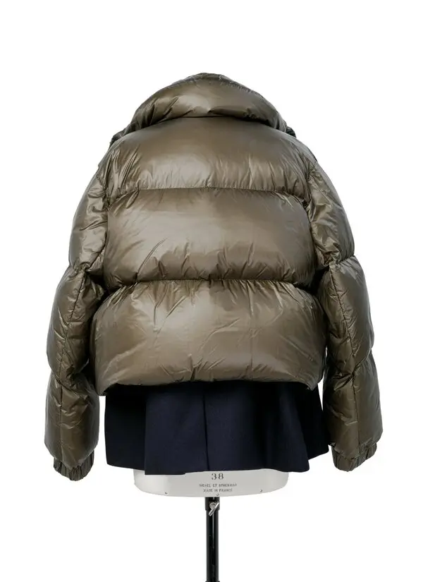 Sacai High-neck Padded Jacket - Black