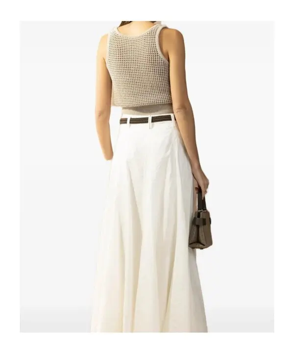 Brunello Cucinelli Sleeveless Knitted Tank Top