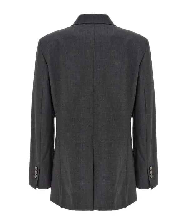 Theory Double Breasted Blazer - Black