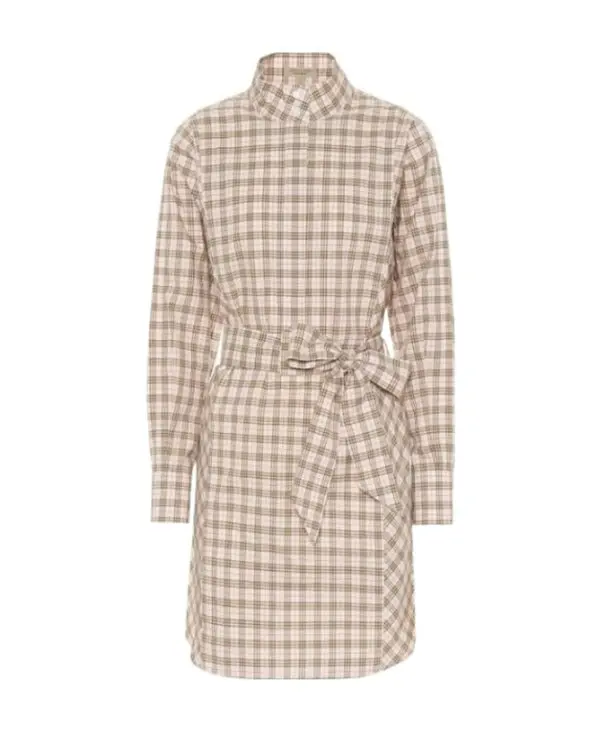 Burberry Checked Lace Dress